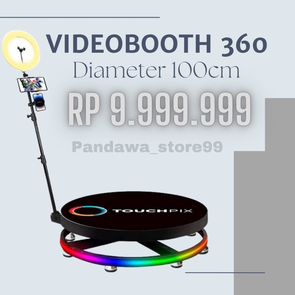 Jual VIDEOBOOTH / PHOTO BOOTH SPINNER 360 | Videobooth 360 Photo Booth ...