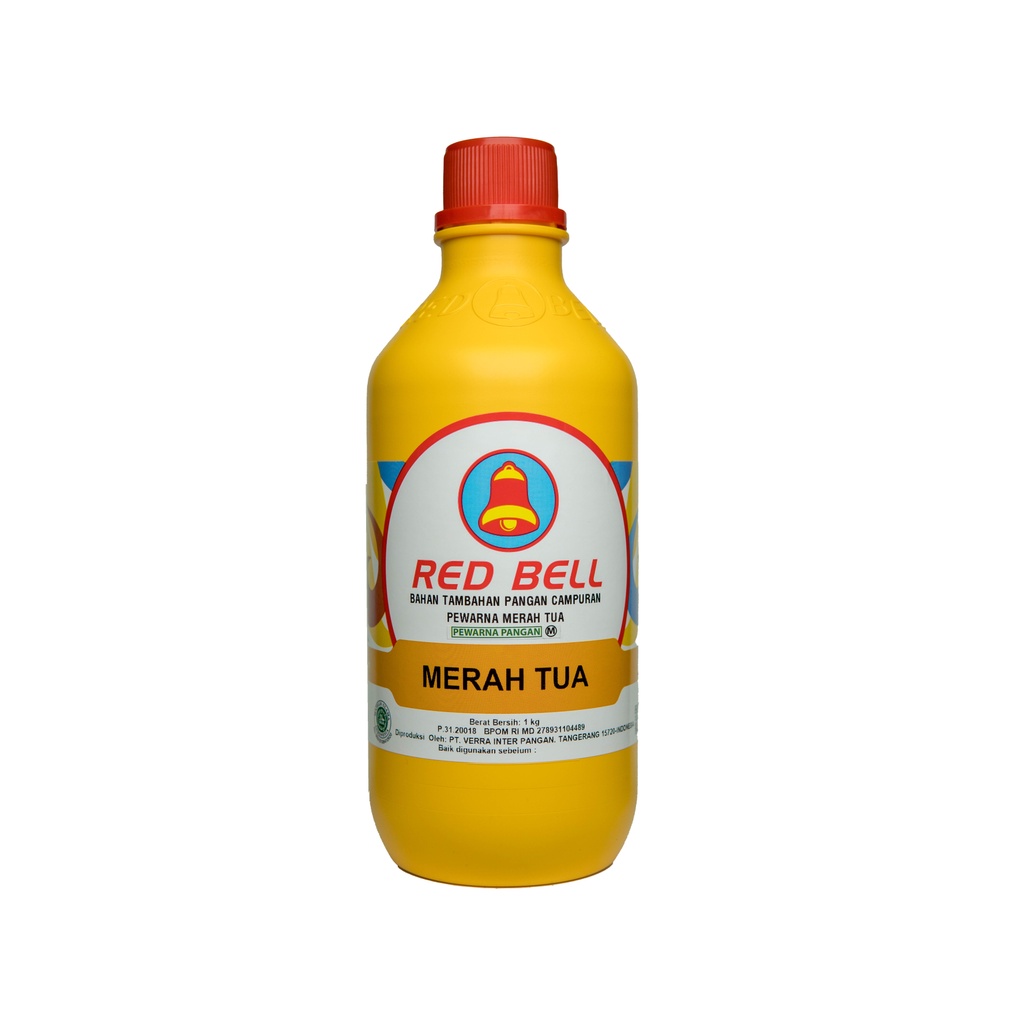 Jual Red Bell Liquid Colour Merah Tua 1 Kg | Shopee Indonesia