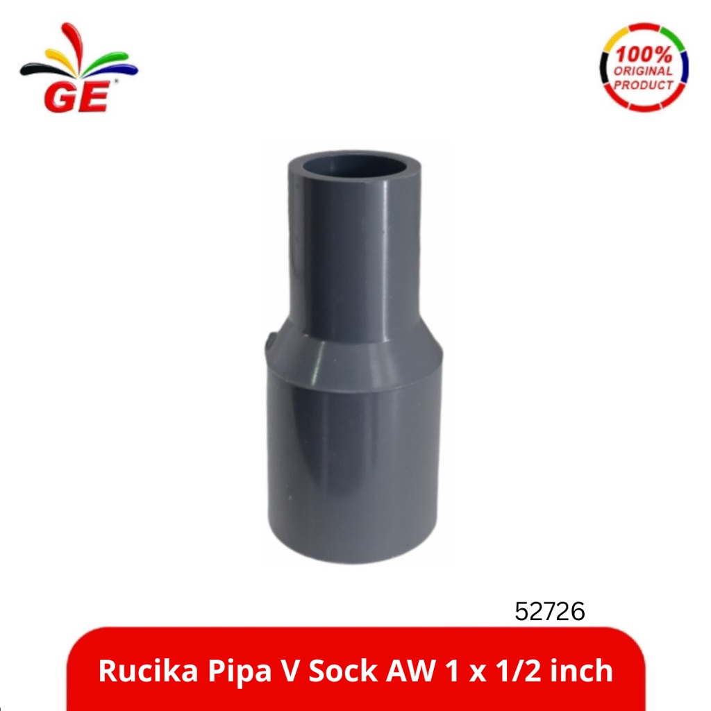 Jual RUCIKA - Pipa V Sock AW 1 x 1/2 inch 52726 | Shopee Indonesia