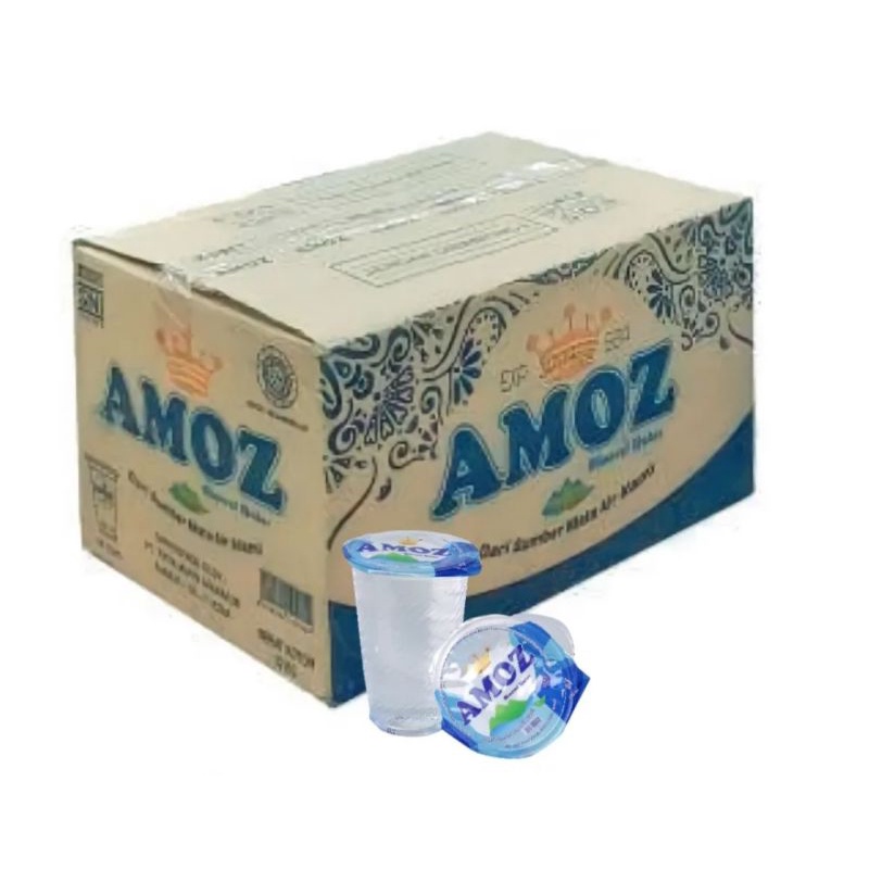 Jual air mineral amoz 1 dus | Shopee Indonesia