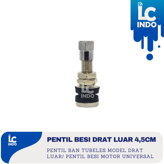 Jual Pentil Tubeless Besi Drat atas / Pentil ban motor Drat luar bahan ...