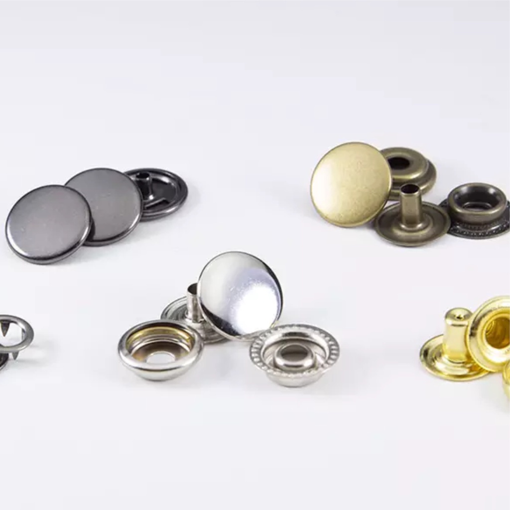 Jual Kancing Besi Cetet Jepret Snap Button 15 mm Per Lusin | Shopee ...