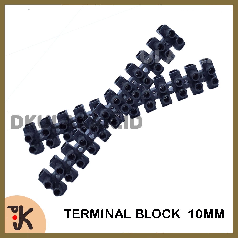 Jual TERMINAL KRUSTIN 10A 10MM TERMINAL BLOCK WARNA HITAM 10 AMPERE ...