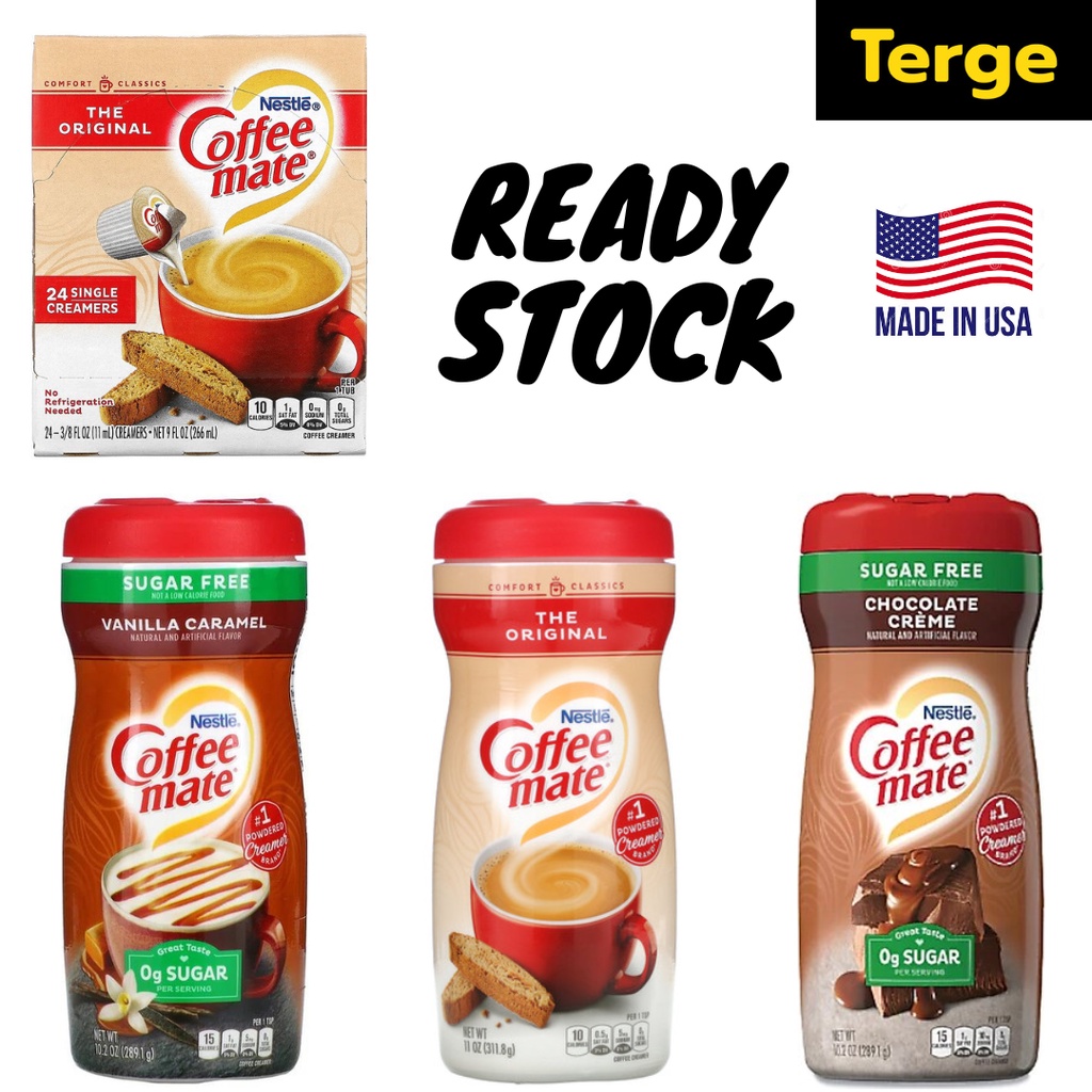 Jual Krimer Nestle Coffee Mate Liquid Powder Coffee Creamer Sugar Free ...