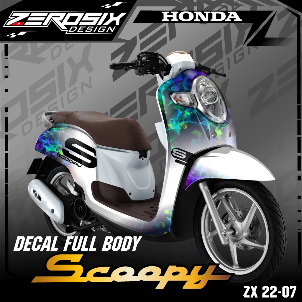 Jual Decal Sticker SCOOPY FI NEW FULL BODY - STIKER SCOOPY 2017 2018 ...