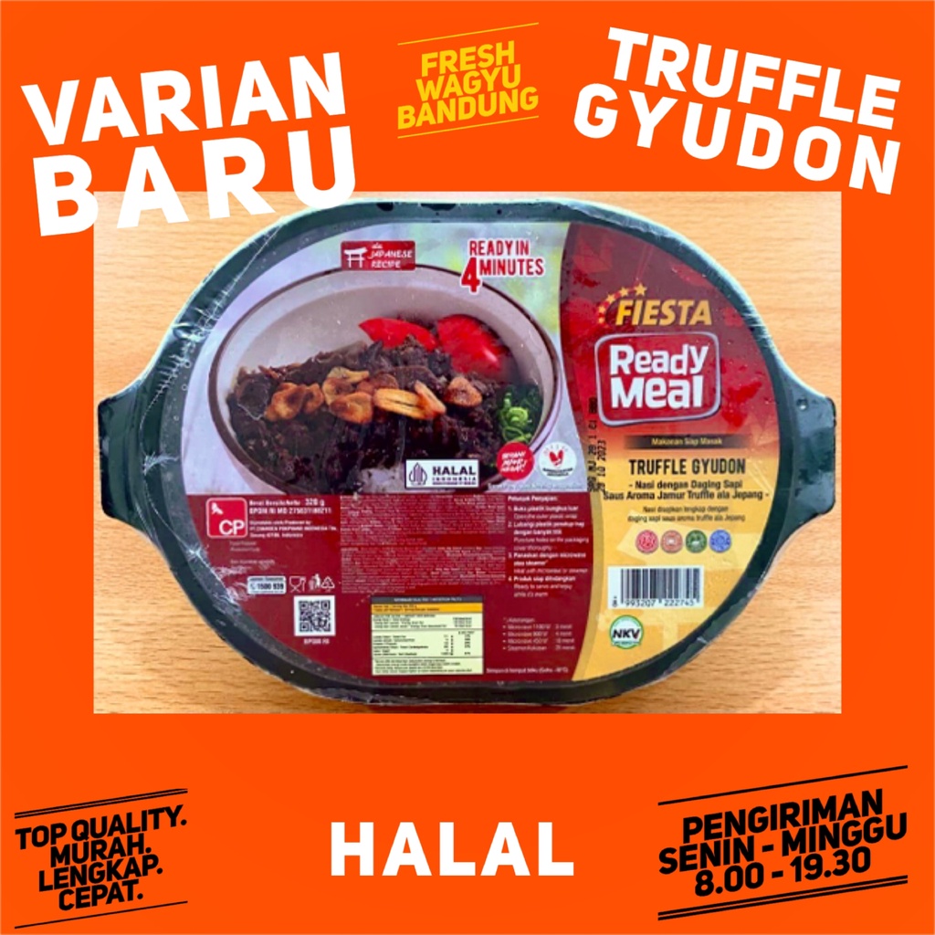 Jual FIESTA READY MEAL TRUFFLE GYUDON RICE Nasi Daging Sapi Saus Jamur ...
