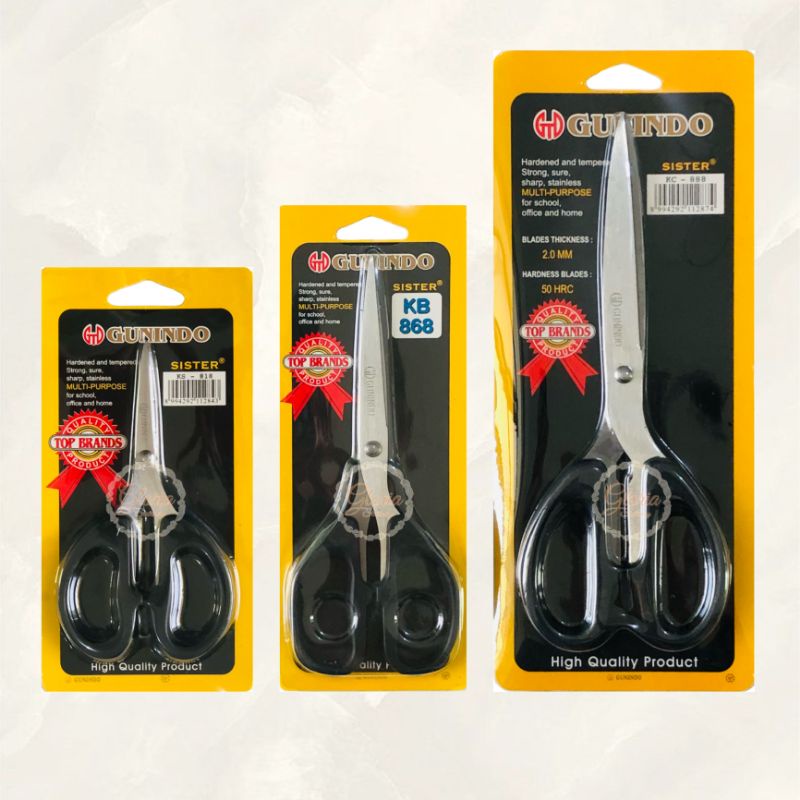 Jual Gunting Kertas Gunindo/Gunting KS 818 Gunindo/Gunting KB 868 ...