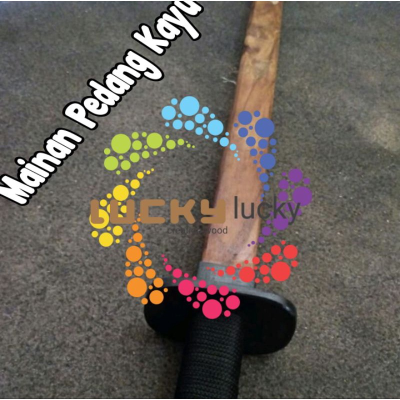 Jual Mainan pedang kayu katttana latihan sword kayu | Shopee Indonesia