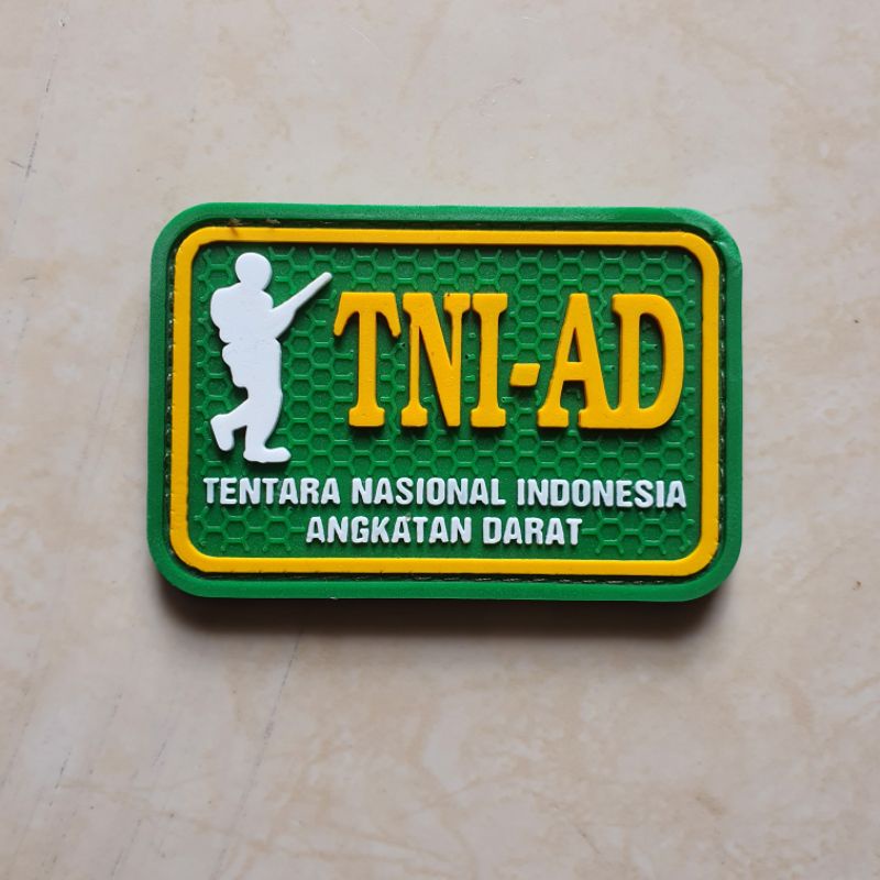 Jual patch rubber logo tni ad - ekapaksi - tni au - tni al - kostrad ...