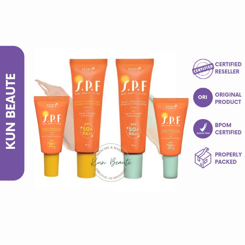 Jual STUDIO TROPIK SPF 50+ PA++ Skin Pretty Filter Mint & Peach ...