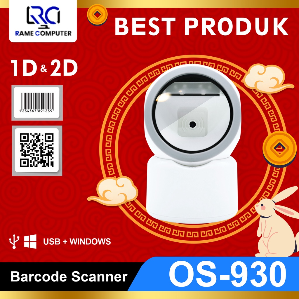 Jual IWARE BARCODE SCANNER OMNI IWARE OS-930 - OS 930 2D QR CODE E ...
