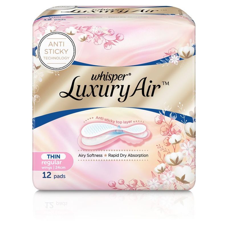 Jual Whisper Luxury Air Thin Wings Sanitary pads | Shopee Indonesia