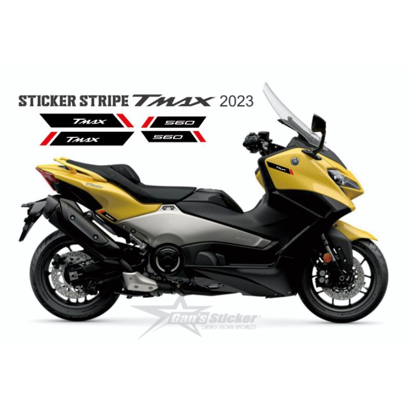 Jual sticker stripe YAMAHA TMAX STICKER SIDE | Shopee Indonesia