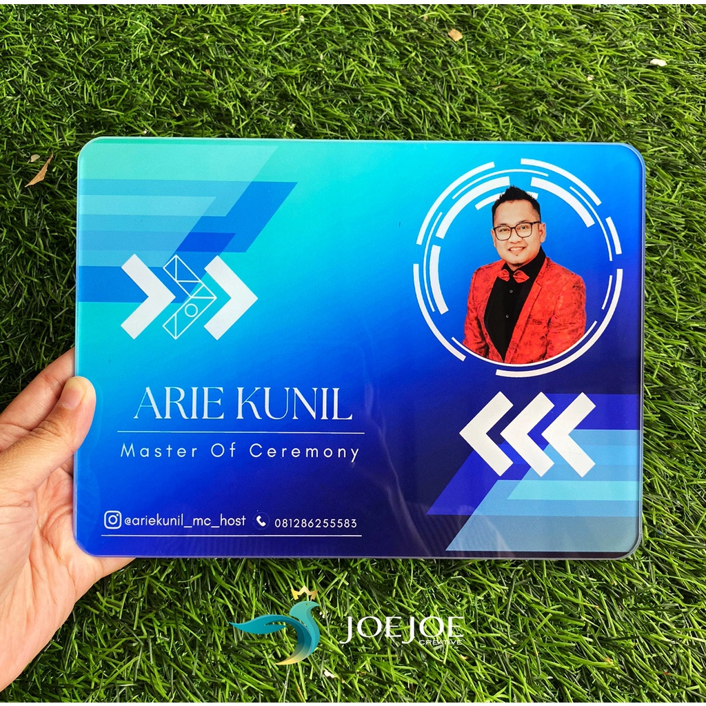 Jual Cue Card MC Akrilik murah premium costum untuk pembawa acara wedding ukuran a5 | Shopee ...