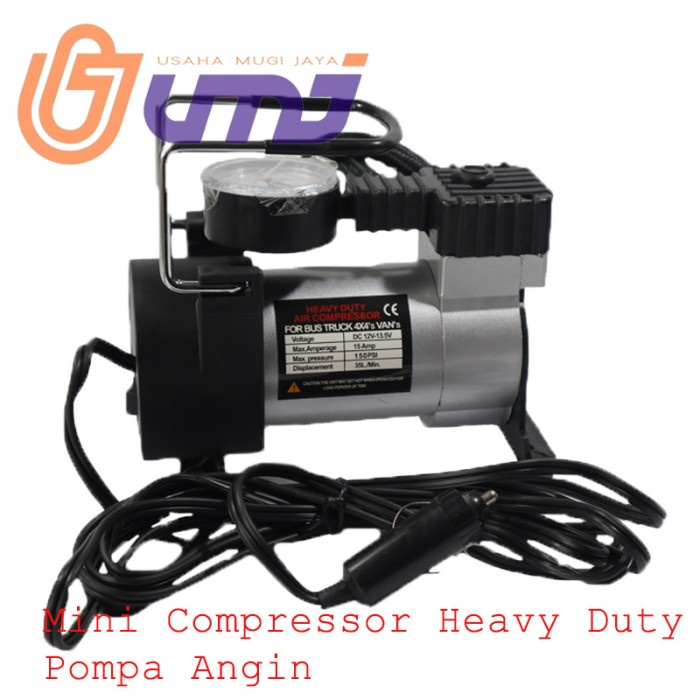 Jual Kompresor Pompa Angin Ban Mobil Heavy Duty Air Compressor 150psi ...