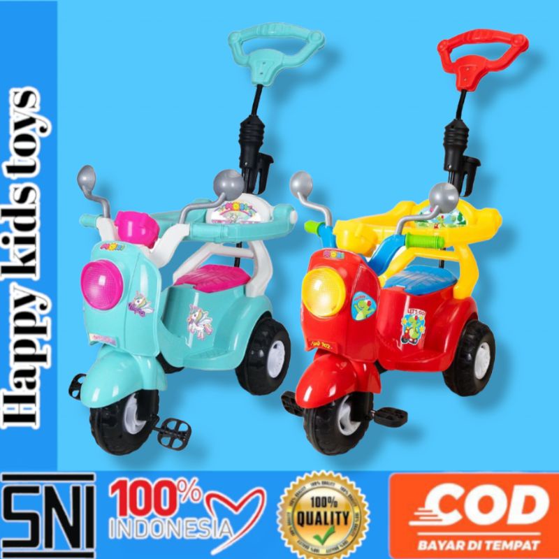 Jual Sepeda roda tiga pengaman Shp mori 792 sepeda scooter | Shopee ...