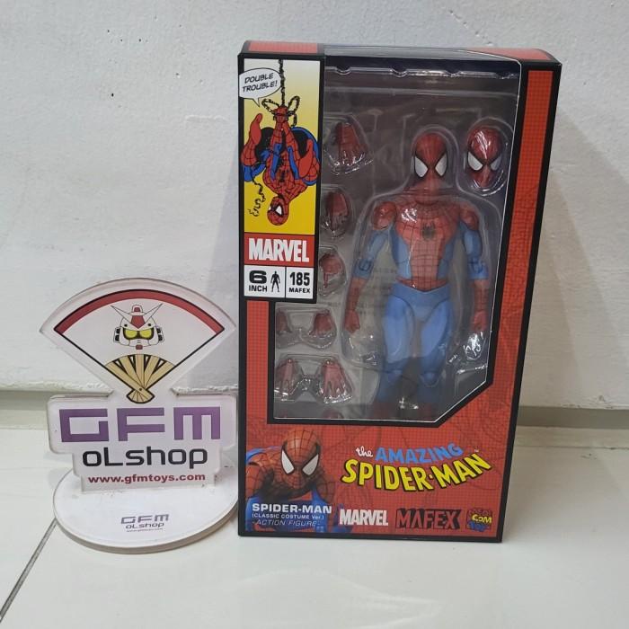 Jual MAFEX No. 185 Spider-Man (Classic Costume Ver) Spiderman | Shopee Indonesia