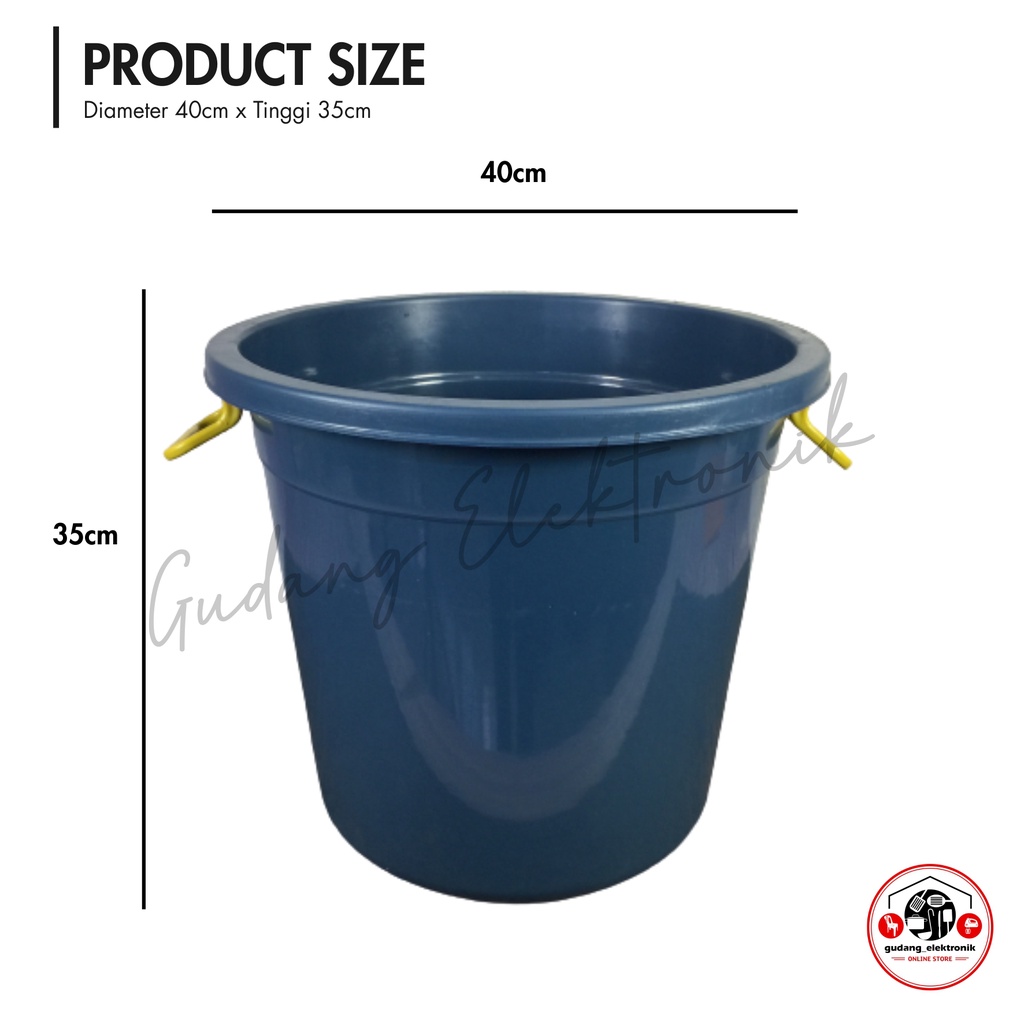 Jual RB Ember Besar Dengan Tutup Kapasitas 30 Liter Tong Ember 30 Liter ...