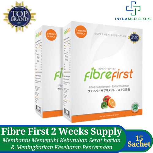 Jual FibreFirst | Fibre First Box isi 15 Sachet | Minuman Diet & Detox ...