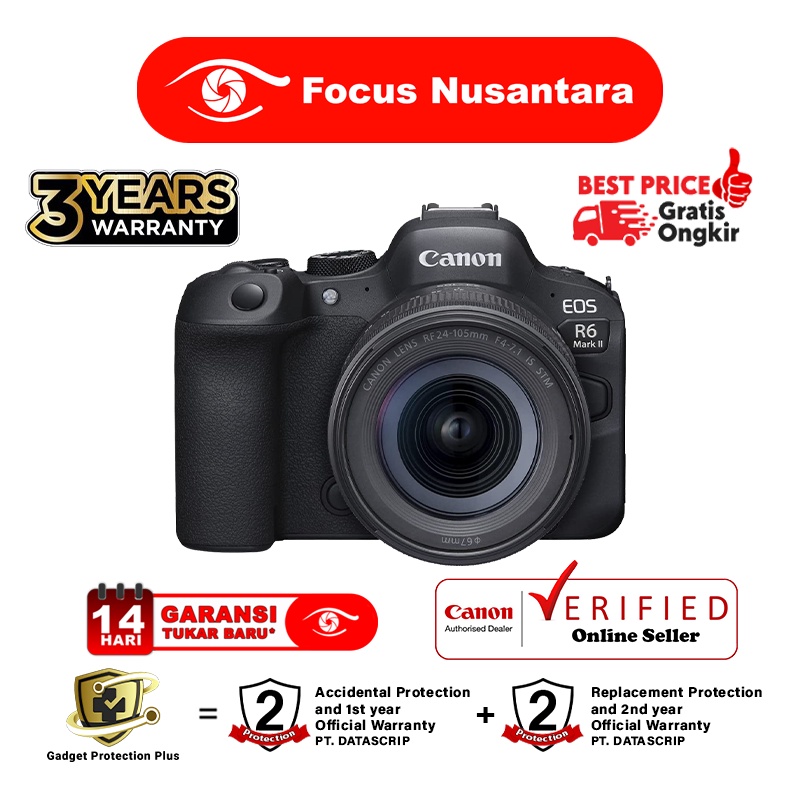 Jual Canon EOS R6 Mark II Canon EOS R6 Mark 2 R6II Body / kit 24-105 IS ...