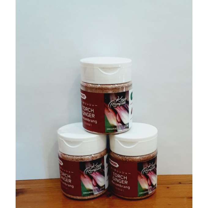 Jual Kecombrang Kering Powder Botol,kemasan baru.( Vegan Friendly ...