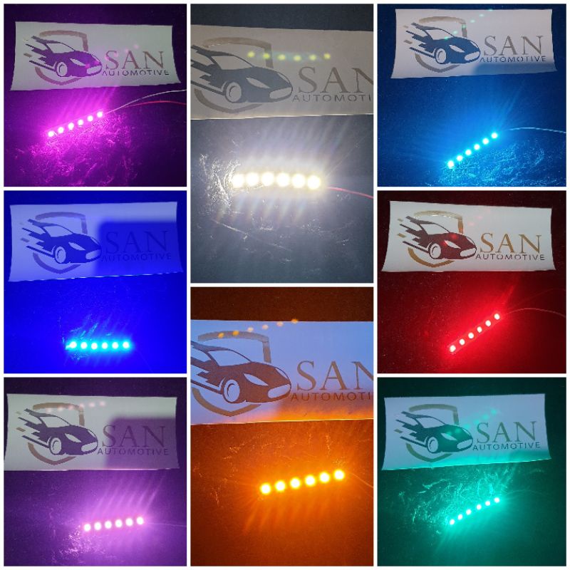 Jual LAMPU LED DEMON/DEVIL 12Volt 3 TITIK / 6 TITIK LED | Shopee Indonesia