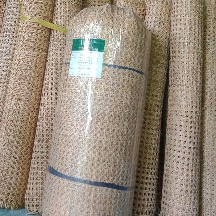 Jual [TERBARU] anyaman rotan lembaran webbing / mata ayam / kembang ...