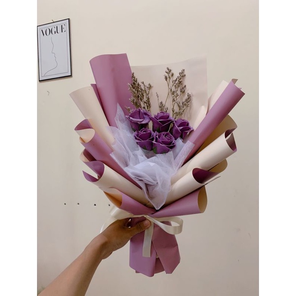 Jual buket wisuda jogja/ buket wisuda / buket bunga sabun / soap flower ...