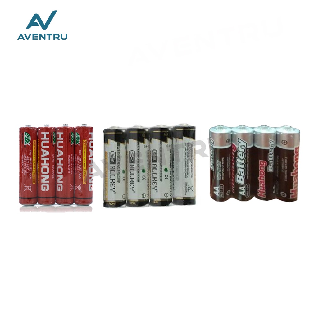 Jual Baterai Battery Batre Jam AA A2 AAA A3 ALLKEY ABC Alkaline LR6 AM3 ...