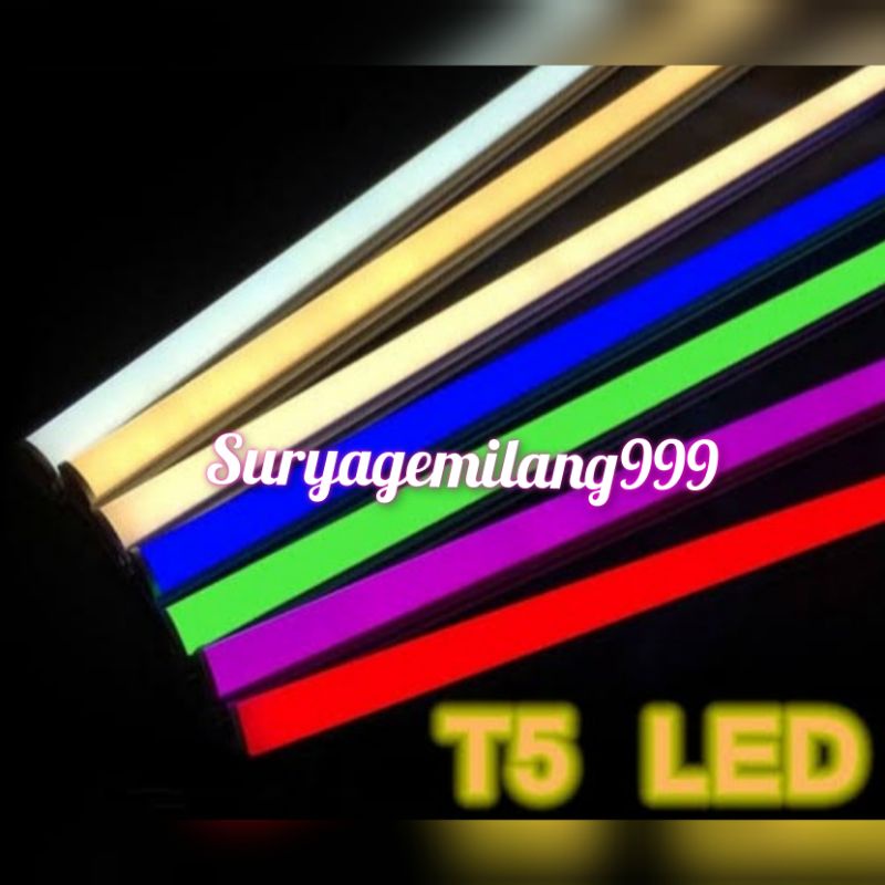 Jual Lampu TL Neon / Lampu T5 LED 13W 13WATT 90CM WARNA WARNI MODEL ...