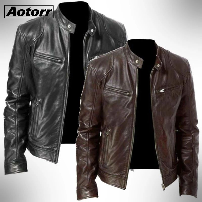 Jual jaket kulit touring asli domba super berkualitas | Shopee Indonesia