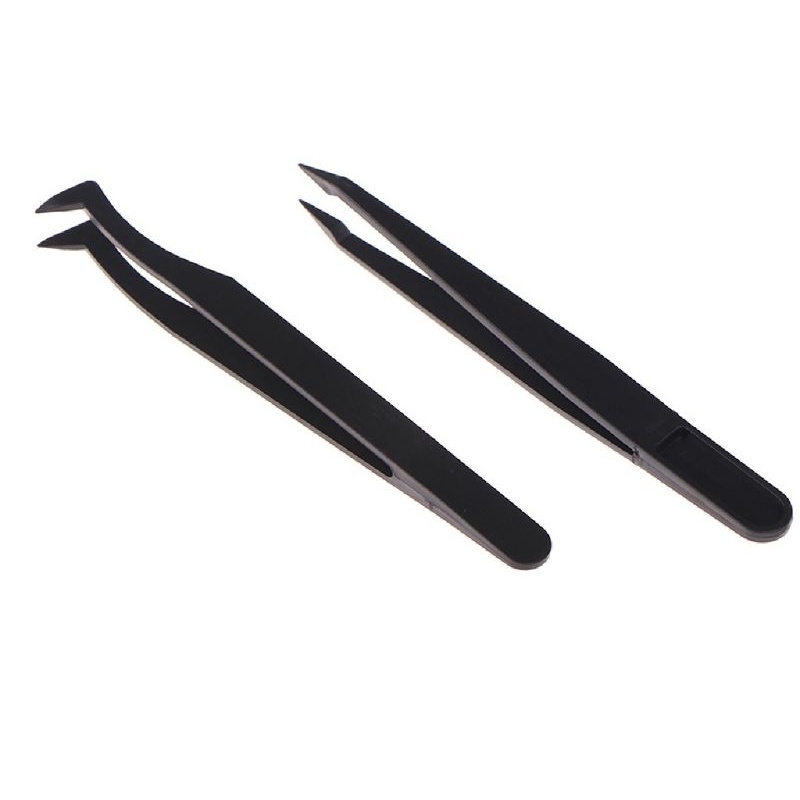 Jual 1 Pcs Curved Straight Tip Forceps Diamond Painting Tweezers ...