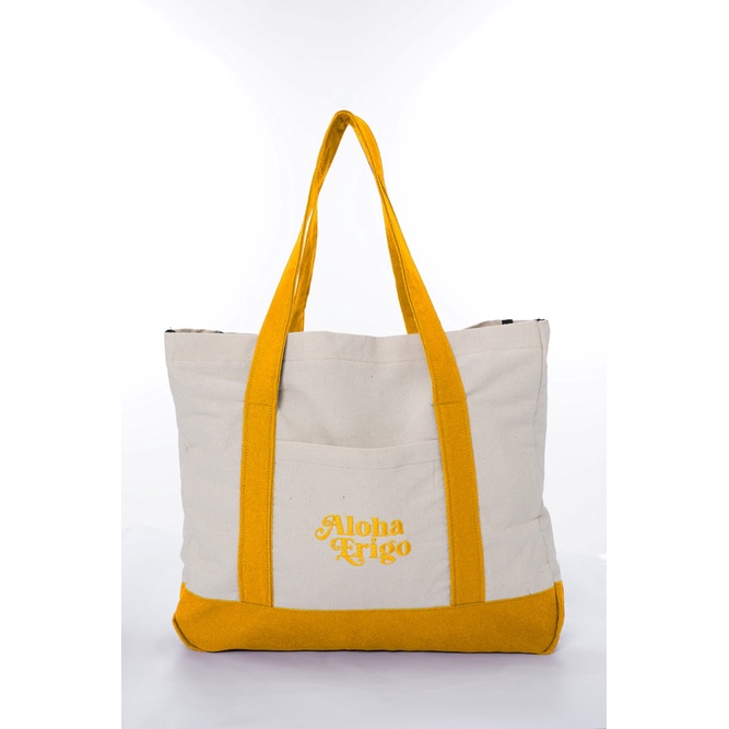 Jual Erigo Tote Bag Aloha Erigo Mustard | Shopee Indonesia