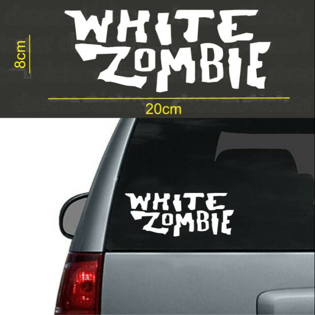 Jual Stiker Mobil Band White Zombie - Car Decal Sticker | Shopee Indonesia