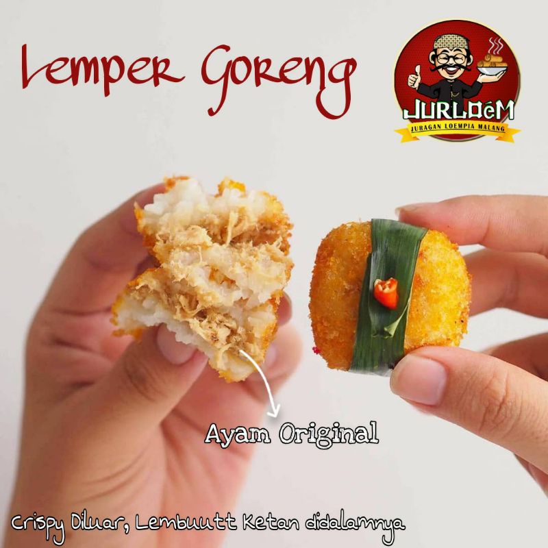 Jual Lemper Goreng Frozen - Lemper Goreng Isi Ayam Original/Ayam Pedas ...