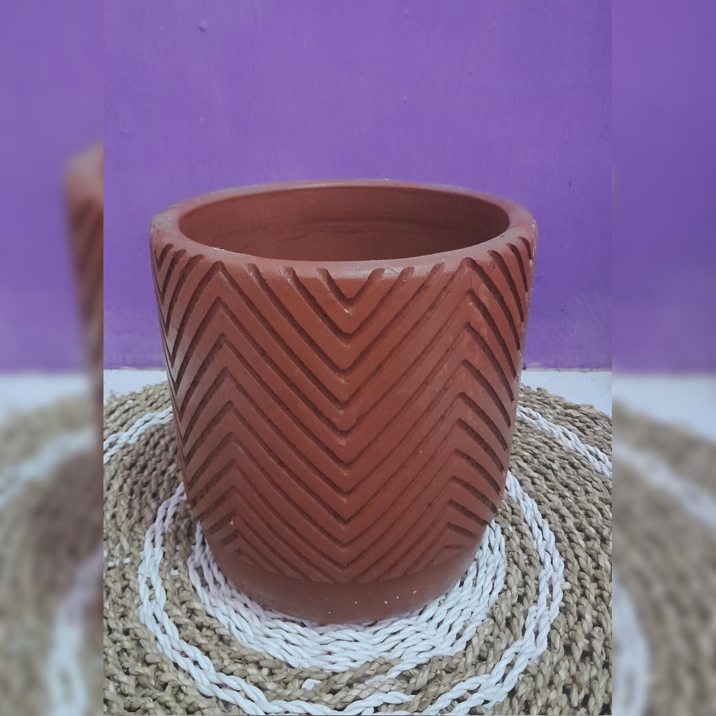 Jual Pot teracota/pot gerabah/pot tanah liat estetik A | Shopee Indonesia