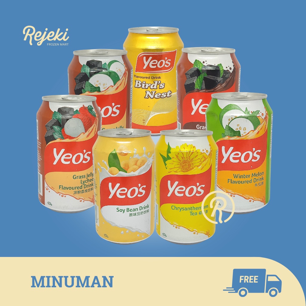 Jual Yeos Flavoured Drink Minuman Kaleng 300ml - Rejeki Frozen Mart ...