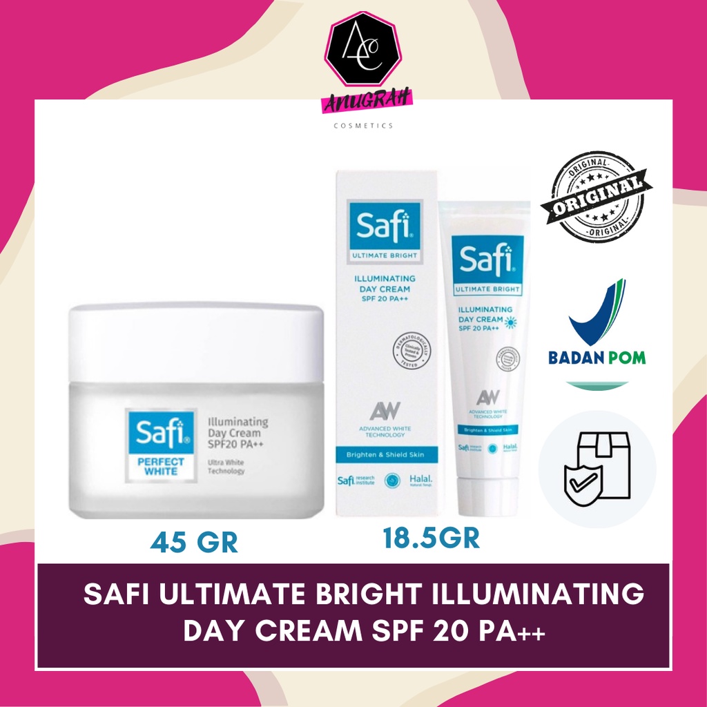 Jual SAFI ULTIMATE BRIGHT ILLUMINATING DAY CREAM SPF 20 PA++ | Shopee Indonesia