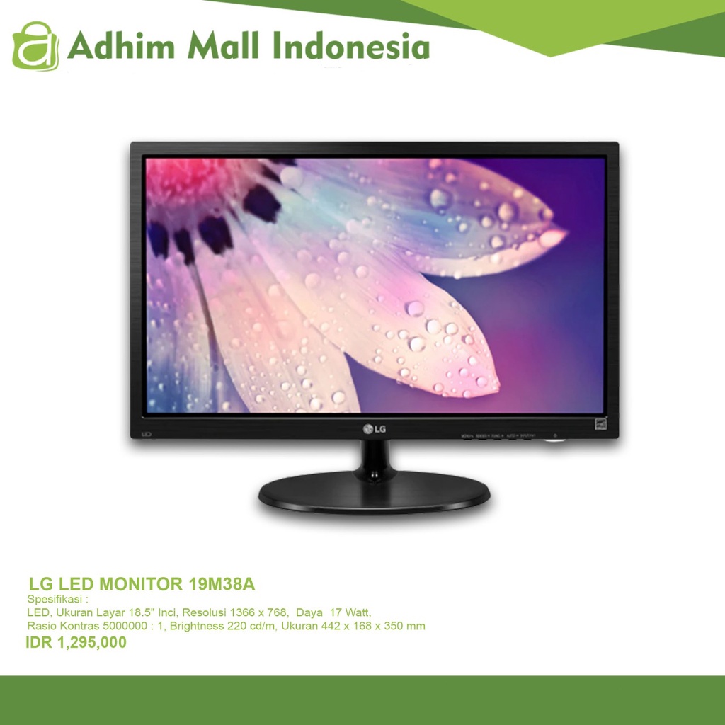 Jual MONITOR LED LG 19inch 19M38A-B 19inch | Shopee Indonesia