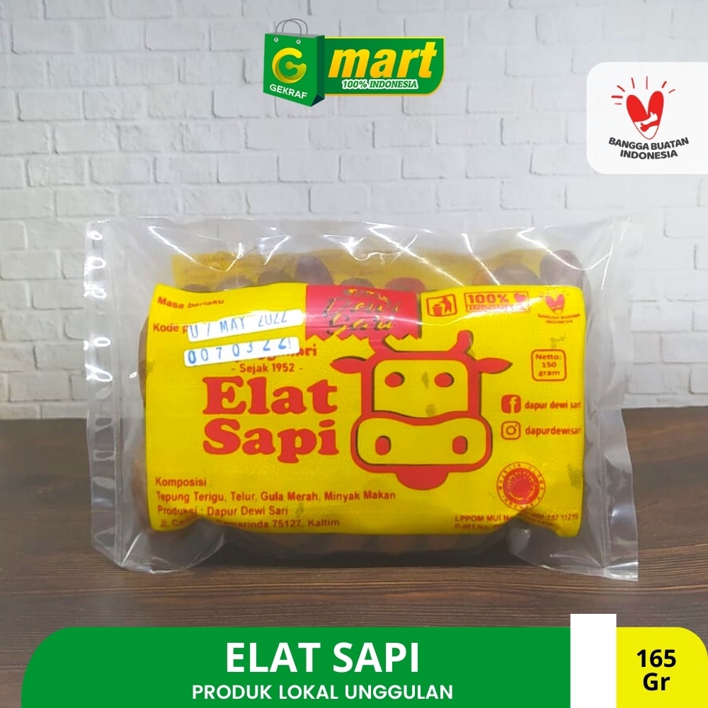 Jual Elat Sapi Empuk dan Enak - Jajanan khas kalimantan timur - elat ...