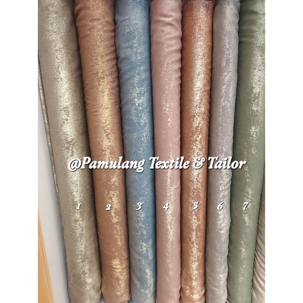 Jual Kain Shimer Silk Premium Jaquard Metalik|| Harga Per Setengah ...