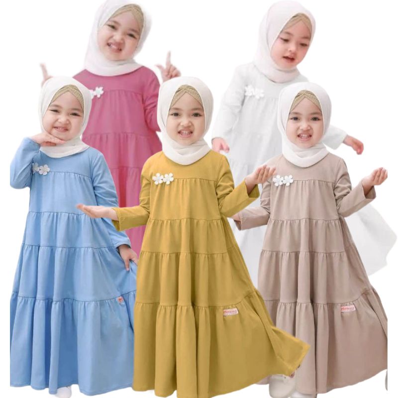 Jual gamis anak 2 - 10 tahun gamis anak syari kids gamis remaja baju ...