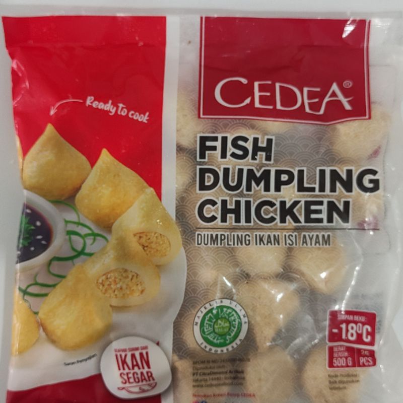 Jual CEDEA Dumpling Chicken Olahan Ikan Isi Ayam 500gr | Shopee Indonesia