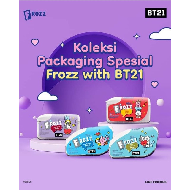 Jual FROZZ BT21 Kemasan 15 gram (Member) | Shopee Indonesia