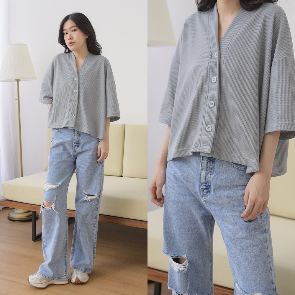 Jual LEENBENKA Gemma Outer Knit #6583 | Shopee Indonesia