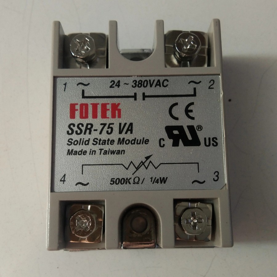 Jual Solid State Relay Fotek SSR-75 VA / SSR 75 VA 75 Amper | Shopee Indonesia