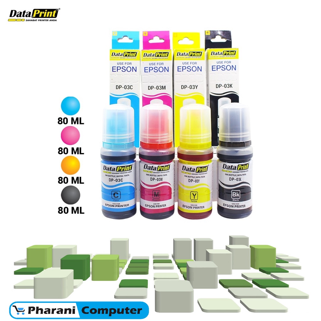 Jual Tinta Epson 003 Merk Dataprint / Tinta Data Print Original ...