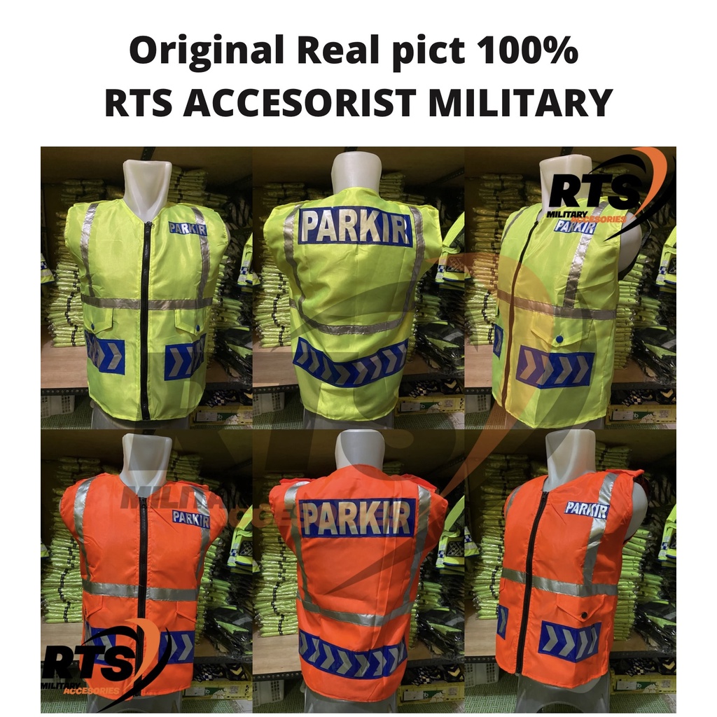 Jual Rompi Parkir Bahan Parasut Anti Air / Rompi lapangan / Rompi Juru ...