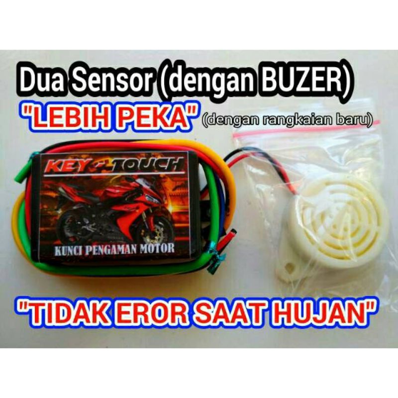 Jual Alarm motor sensor sentuh / pengaman motor / kunci rahasia / kunci ...