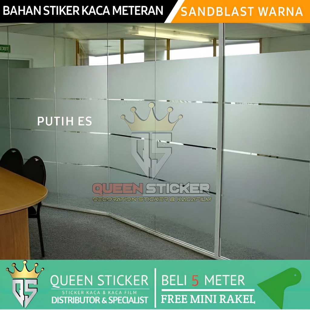 Jual Stiker Kaca Sunblast Sticker Sanblast Sunblas Polos Warna Biru ...